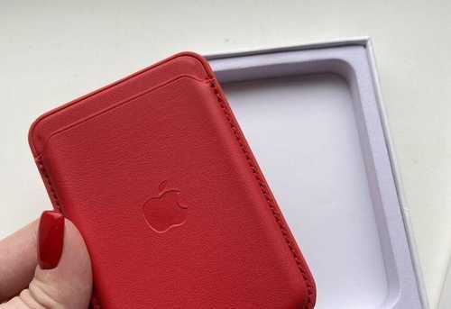 Apple magsafe wallet красный новый