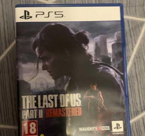 Диск на ps5 The last of us part 2 remastered