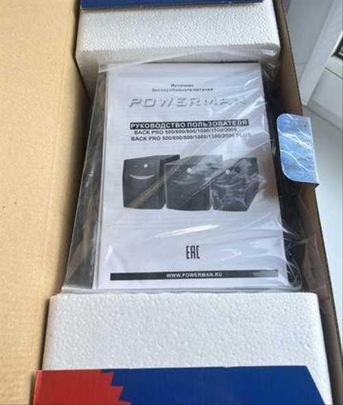 Ибп Powerman Back Pro 1000 (600W/1000VA)