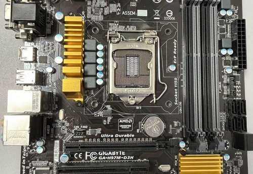 Материнская плата gigabyte GA-H97M-D3H 1150