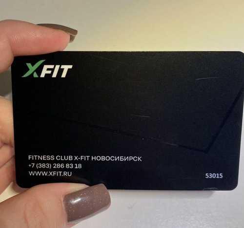 Абонемент в фитнес X FIT