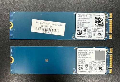 SSD б/у M.2 Nvme WD SN520 256 GB 3533 ч