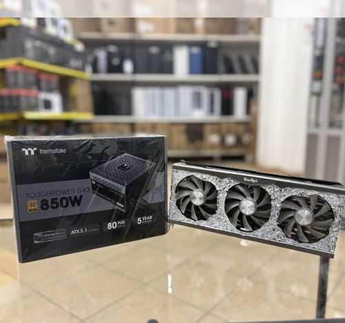 Комплект Palit RTX 3080Ti   thermaltake 80  Gold 8