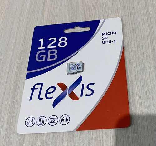 Карта памяти MicroSD Flexis 128GB (fmsd128GU1)
