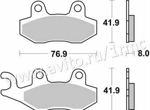 Тормозные колодки triumph Bonneville, Speed Triple