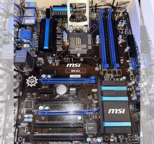 Материнская плата lga 1150 b85 g43