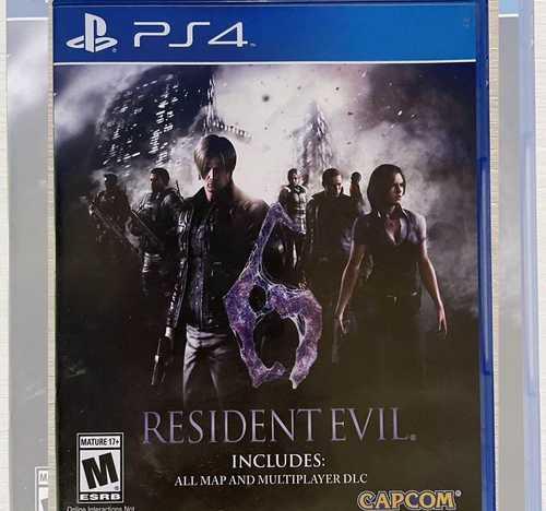 Игра (диск) Resident Evil 6 на PS4