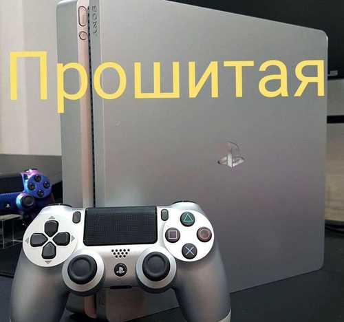 Sony playstation 4 silver прошитая