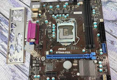 Материнская плата MSI B75MA-P33 (1155)