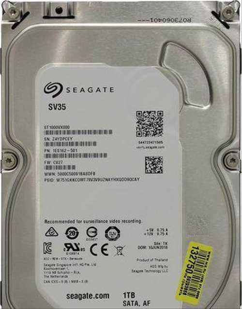 HDD 1TB Seagate SV35 ST1000VX000 SATA