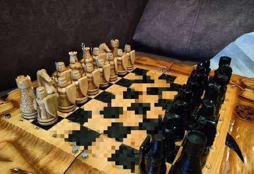 Шахматы нарды ручной работы