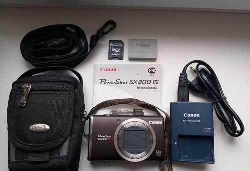 Фотоаппарат Canon PowerShot SX 200 IS