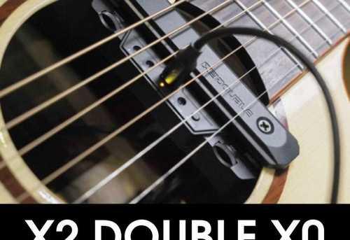 Звукосниматель для акустической гитары X2 double