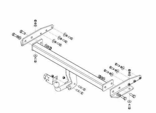 Фаркоп AvtoS для Jeep Grand Cherokee 2011