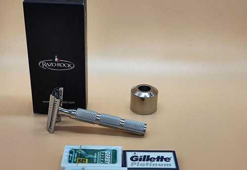 Бритвенный набор RazoRock German 37 Slant