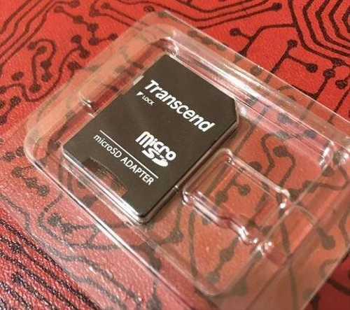 Адаптер Transcend MicroSD-SD