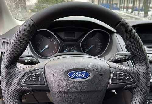 Руль Ford Focus 3 рестайлинг перетянутый на обмен