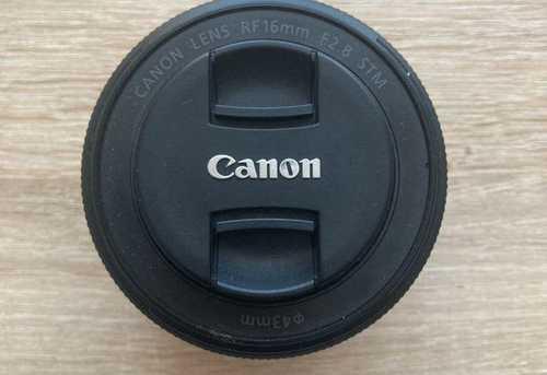 Canon RF 16мм 2.8 stm