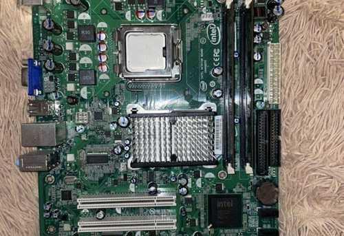Материнская плата d945gcpe с Intel Pentium 4 631 с