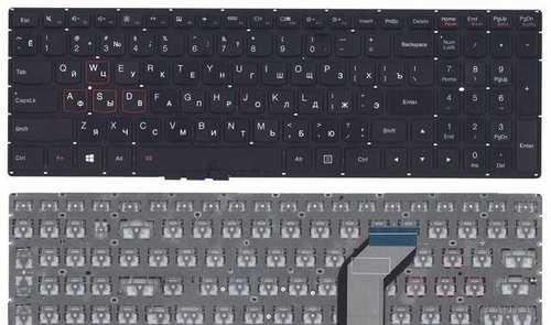 Клавиатура Lenovo IdeaPad Y700 черная