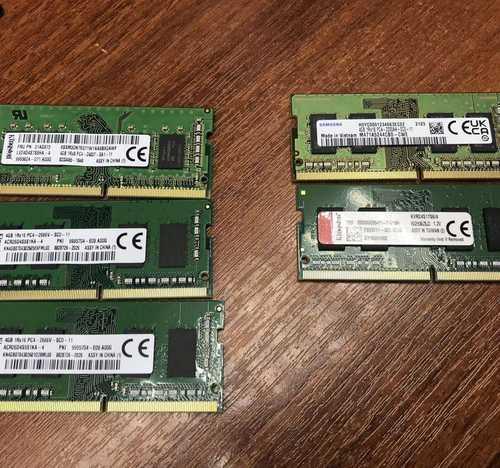 Оперативная память ddr4 sodimm 4gb