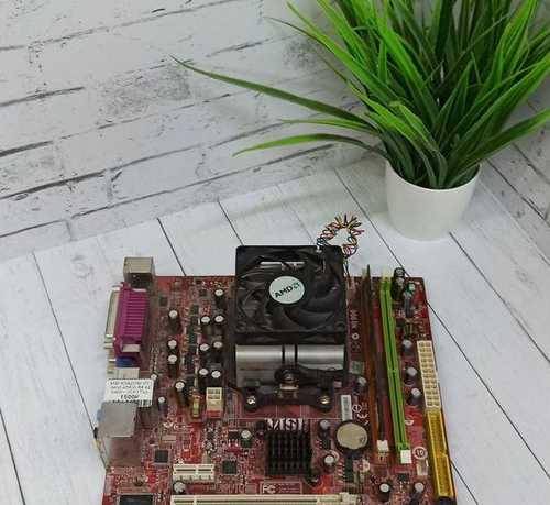 Комплект сокет AM2+, AMD athlon 64x2 5400(2.8 ггц)