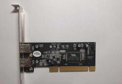 PCI USB контроллер STLab PI26212-6X2C