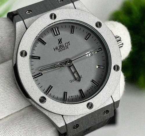 Наручные часы Hublot серые (Арт.82626)