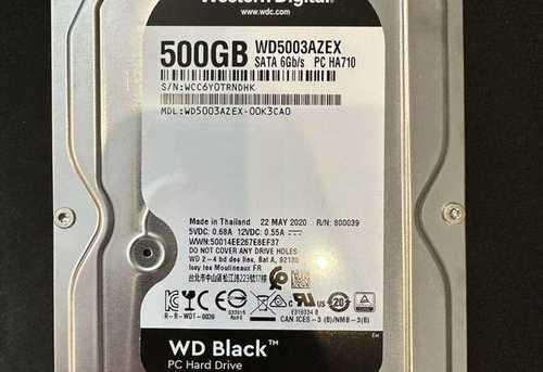 HDD 500 Gb WD Black WD5003azex 3.5” (без пробега)