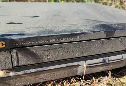 Видик VHS JVC HR-DX20A полурабочий