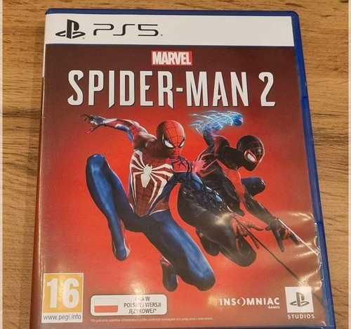 Spider man 2 ps5 диск на русском