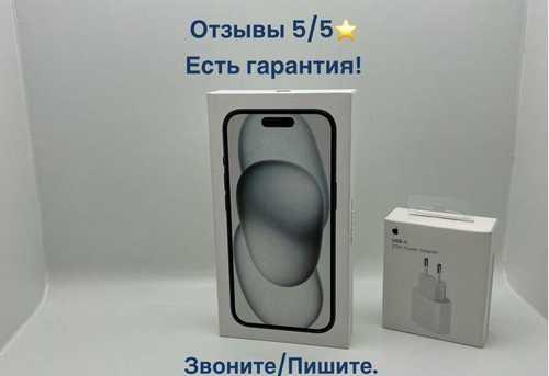 iPhone 15 128 Black Новый (2 sim)