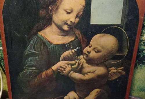 Картина мадонна с младенцем Бенуа