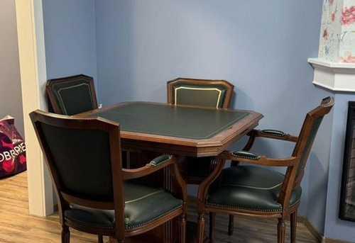 Мебель для кабинета стол и 4 кресла