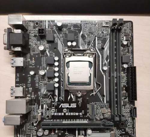 Asus Prime B250M-K с процессором Pentium G4400