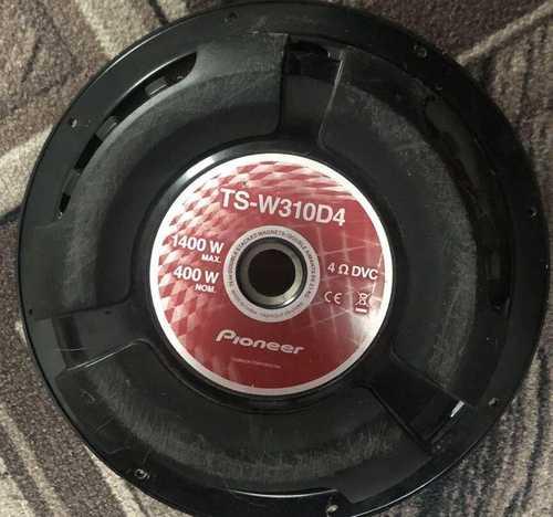 Сабвуфер Pioneer TS-W310D4