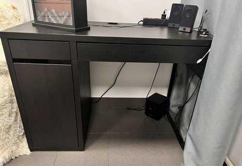 Икеа микке Письменный стол с ящиком 105x50 черный