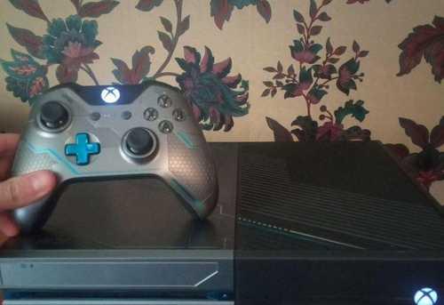 Xbox One Halo Edition 1 tb + игра