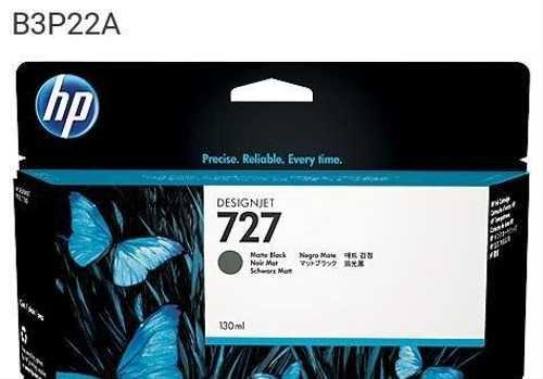 Картридж HP 727 Струйный Матовый черный 130мл, B3P