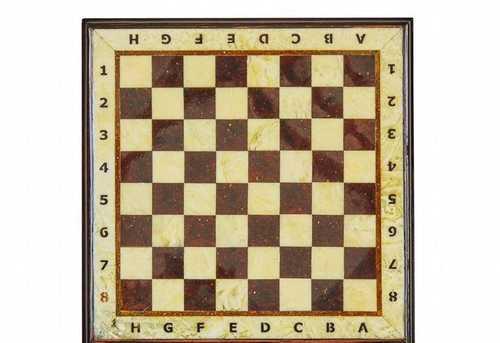 Шахматный ларец из янтаря с доской малый (дуб)