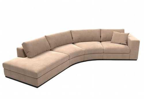 Дизайнерский Полукруглый четырехместный диван
