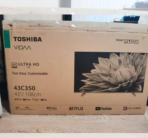 Ultra HD (4K) LED телевизор 43" Toshiba 43C350KE