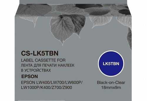 Картридж Cactus CS-LK5TBN, черный / 18мм, 9м (CS-L