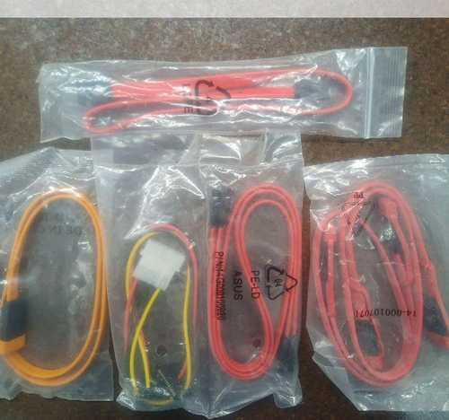 Кабели SATA + Питание Molex на 2xsata несколько