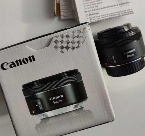Canon EF 50mm f/1.8 STM 50мм портретник