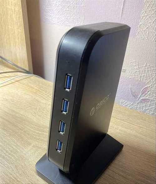 USB HUB orico DH7 с внешним питанием