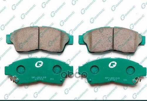 Колодки тормозные 4 GP02118 gbrake