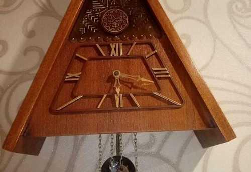 Часы из СССР с кукушкой, деревянные