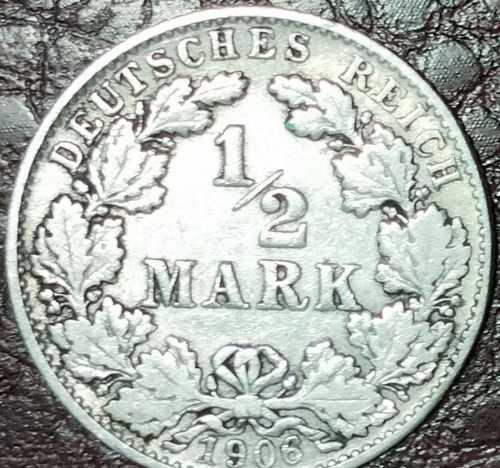 1/2 марки 1906 год D
