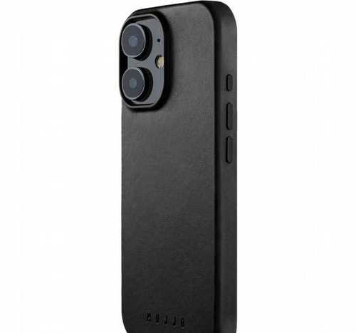 Чехол Mujjo iPhone 16 black mujjocl049BK